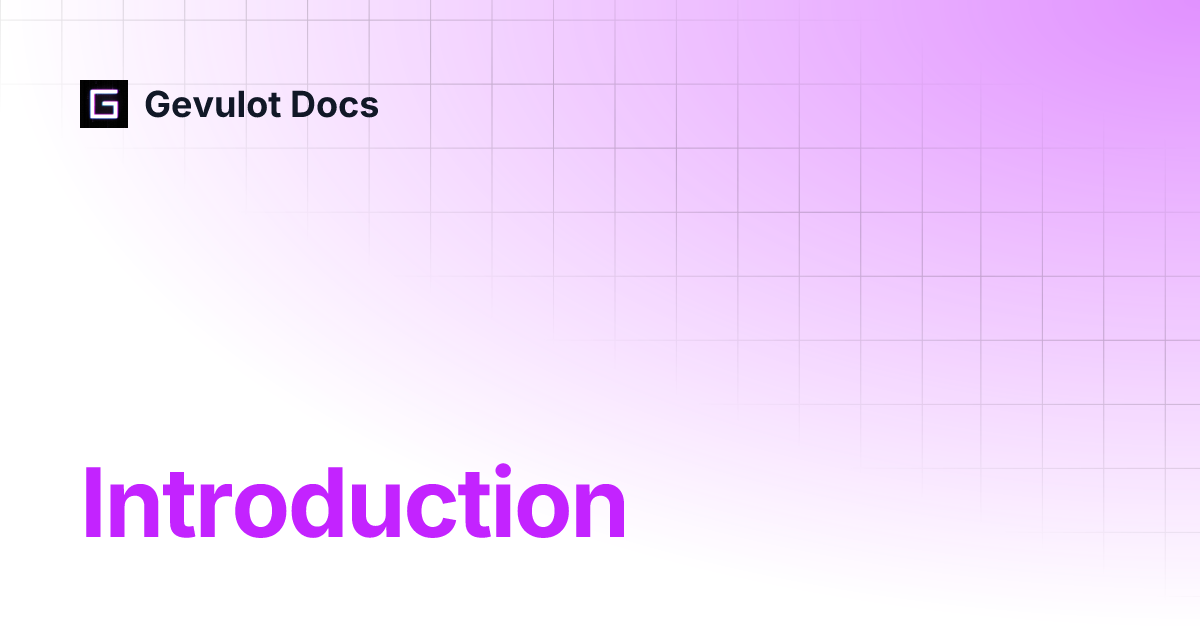 Introduction | Gevulot Docs
